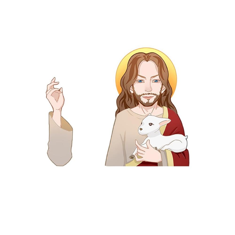 Jesus Traffic Blessing Car Decal | Veteran Merchandise